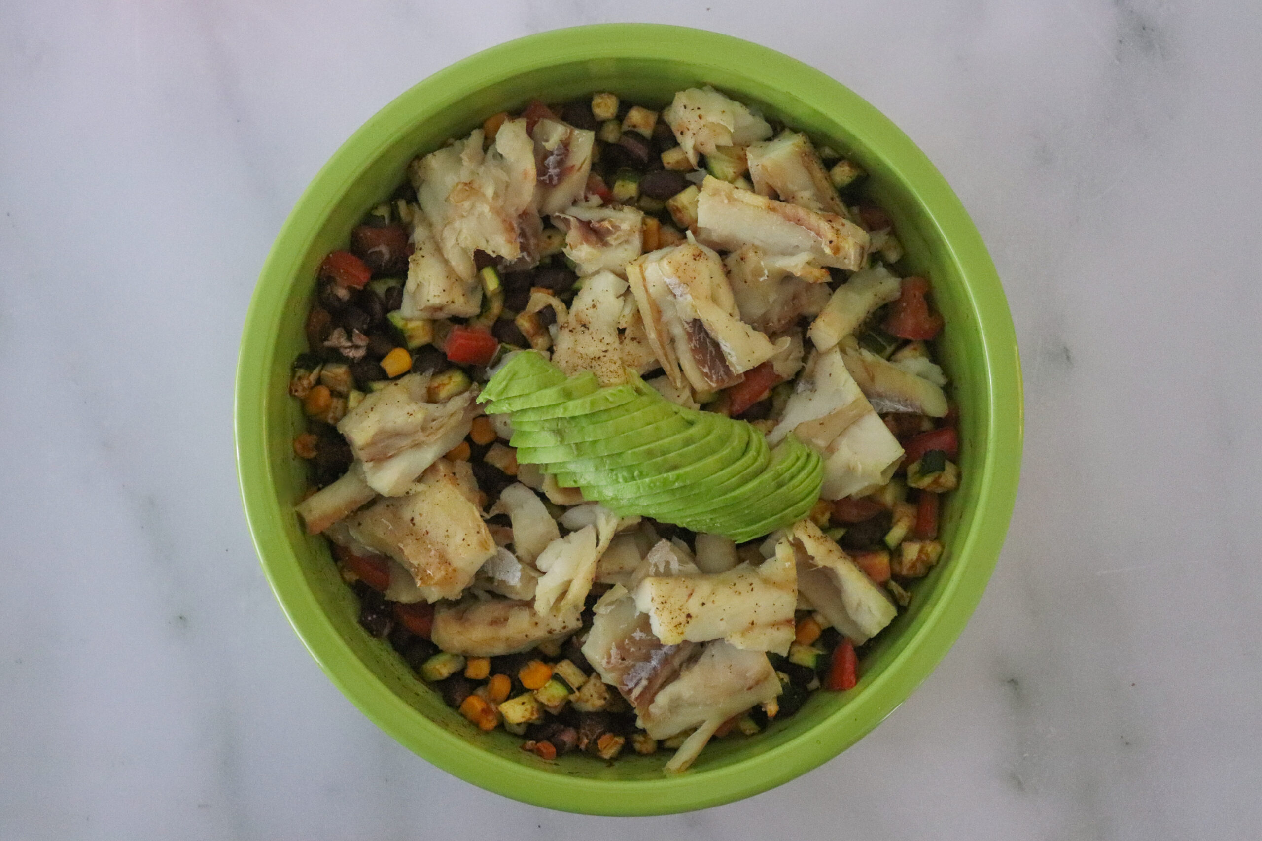 Mexicaanse traybake met witvis - Dokter Tamara